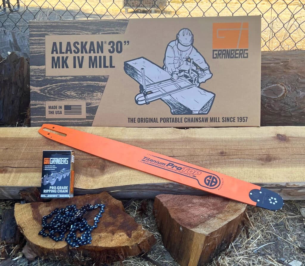 30" ALASKAN® MILL, BAR & CHAIN BUNDLE | Granberg International